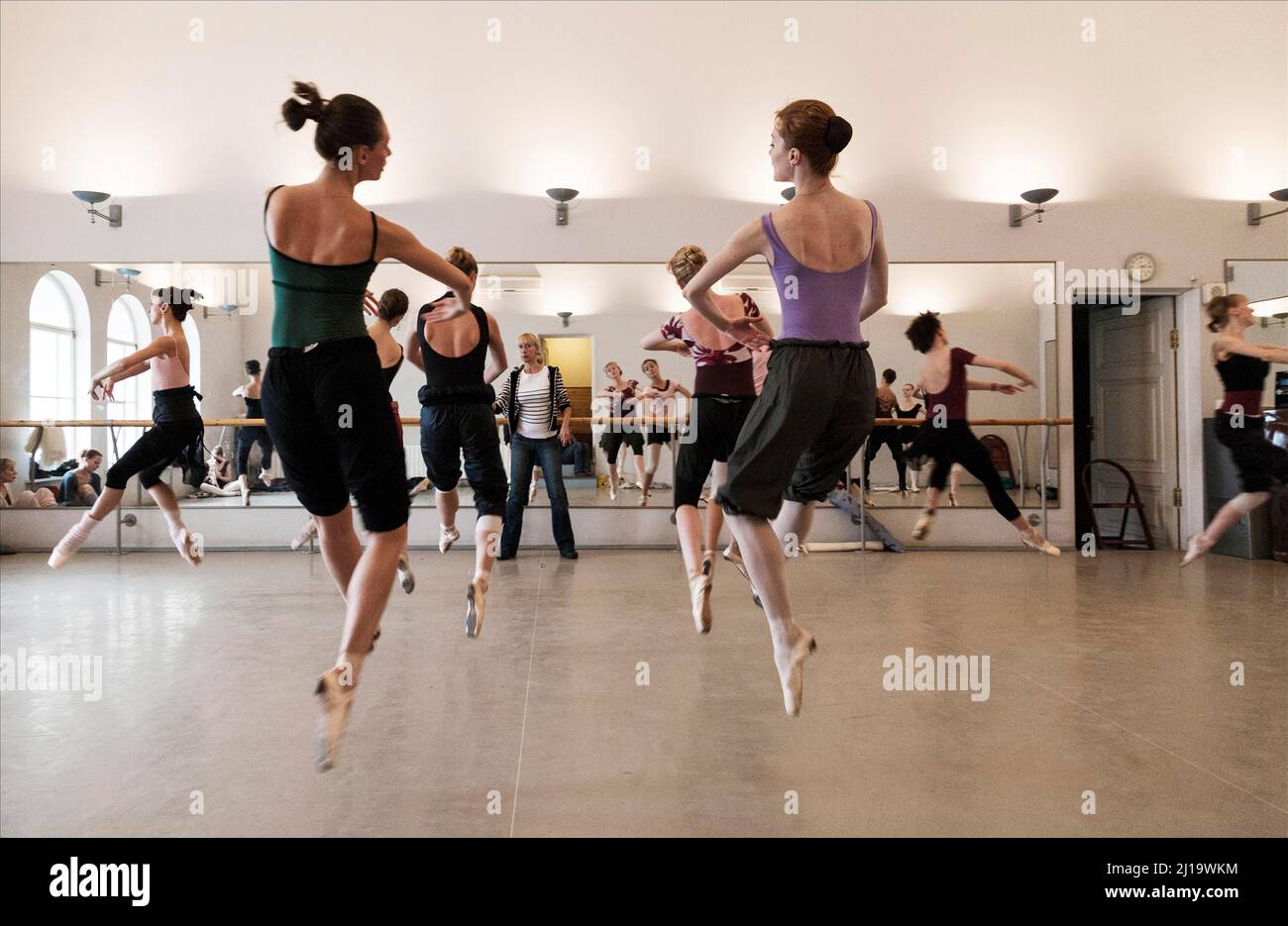 Ballet dancers during their rehearsals for a ballet at their dance ...