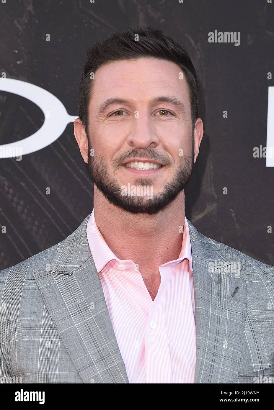 Los Angeles, USA. 23rd Mar, 2022. Pablo Schreiber walking on the red ...
