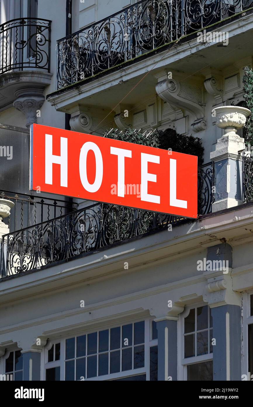 Accommodation sign hi-res stock photography and images - Alamy