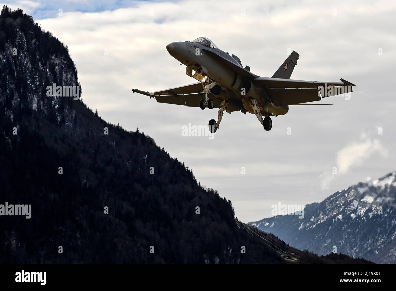 Swiss army fa 18 jet aircraft hi-res stock photography and images - Alamy