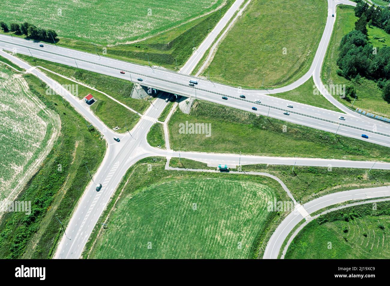 Motorway intersections hi-res stock photography and images - Alamy