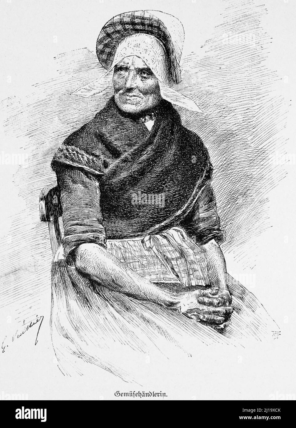 Greengrocer apron Black and White Stock Photos & Images - Alamy