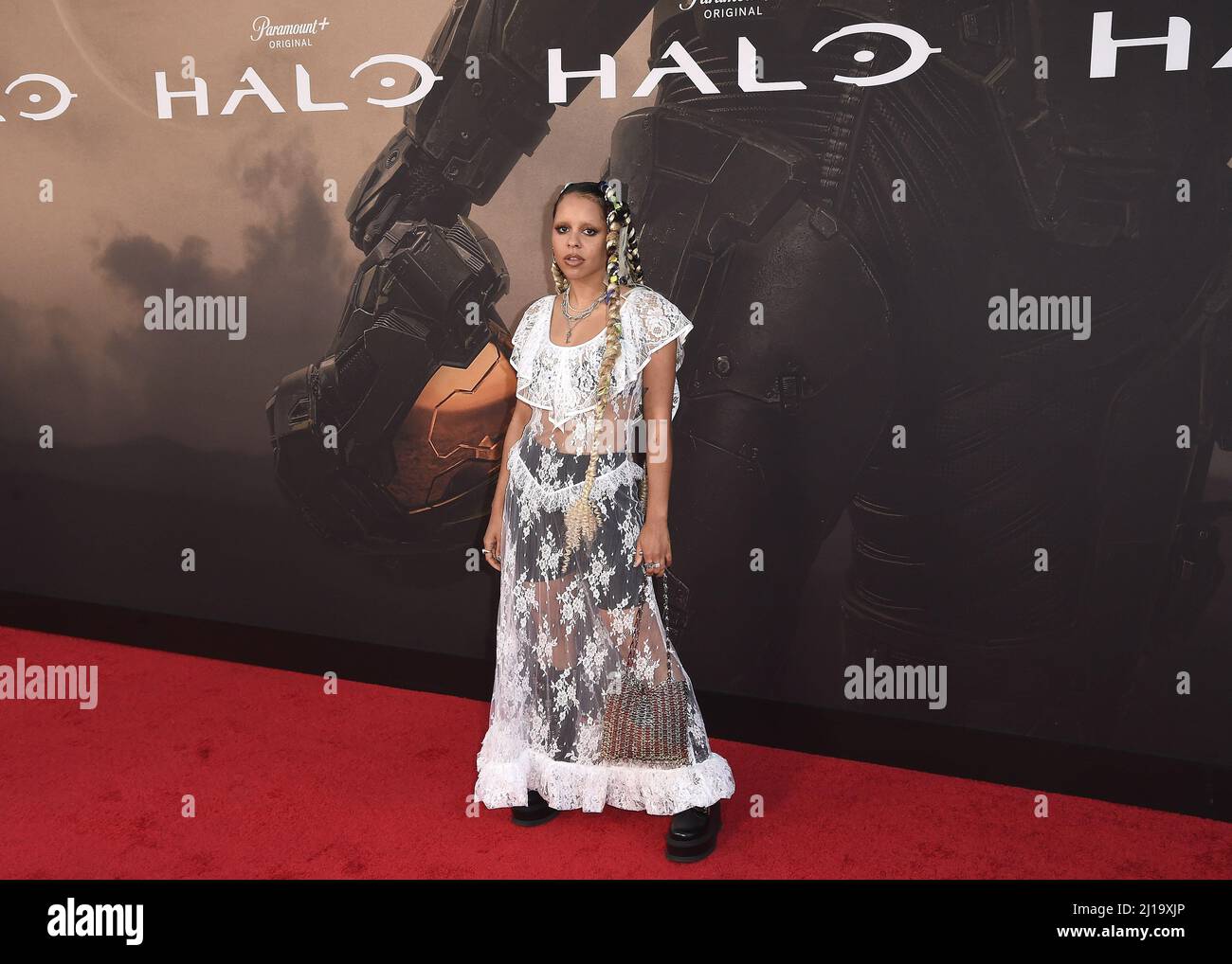 Los Angeles, USA. 23rd Mar, 2022. Olive Gray walking on the red carpet ...