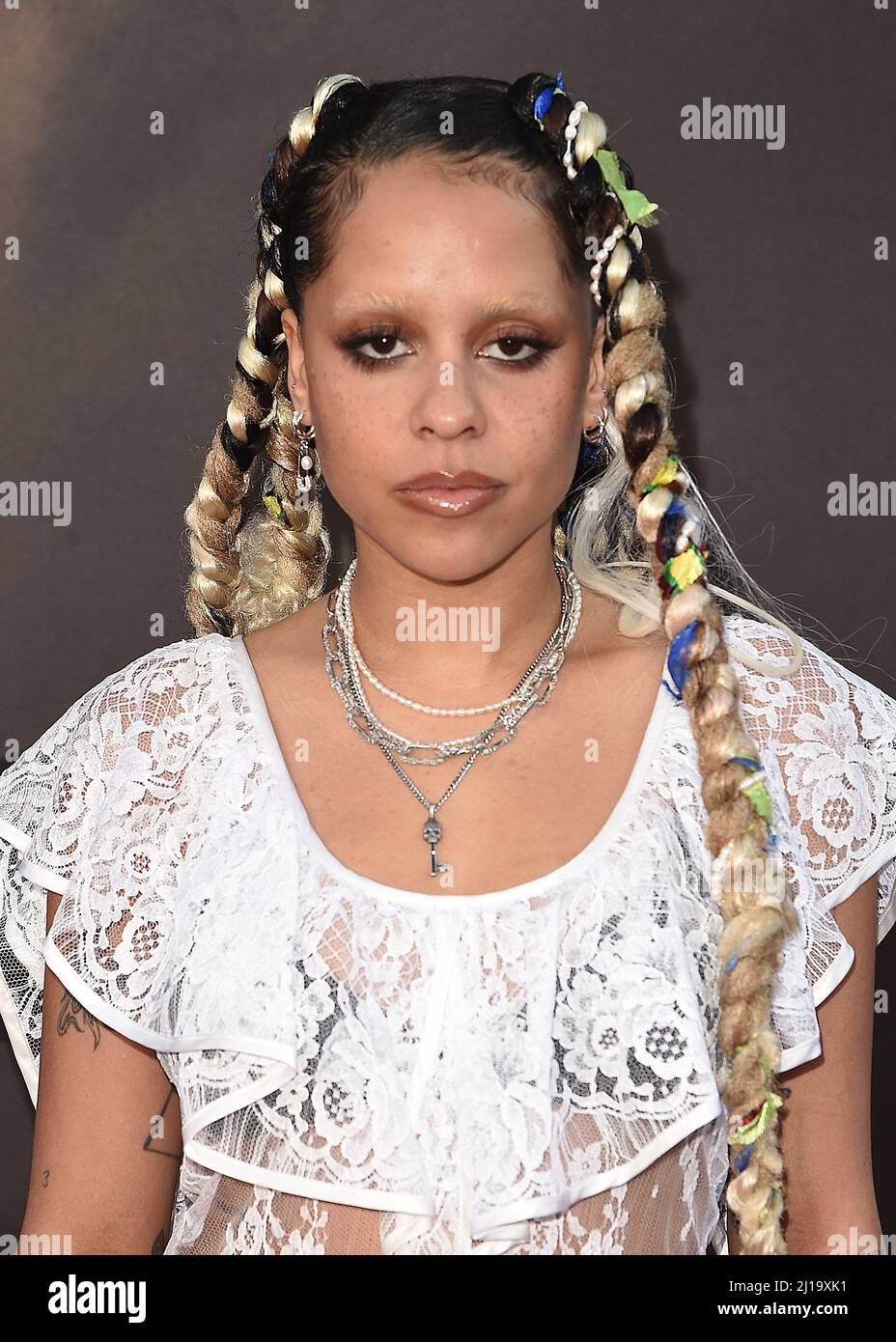 Los Angeles, USA. 23rd Mar, 2022. Olive Gray walking on the red carpet ...