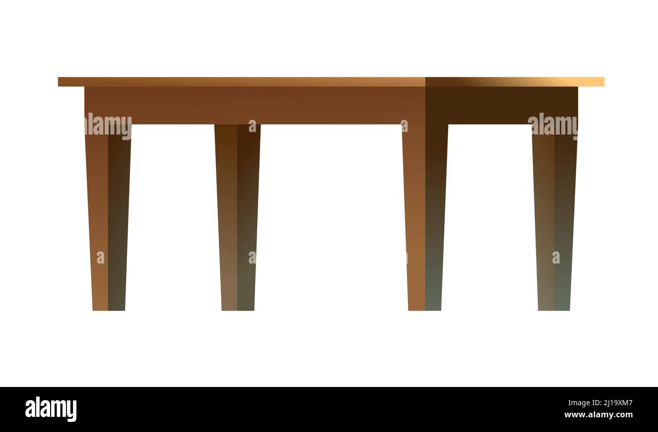 Classic Table. Modern minimalistic furniture design. For work and in ...