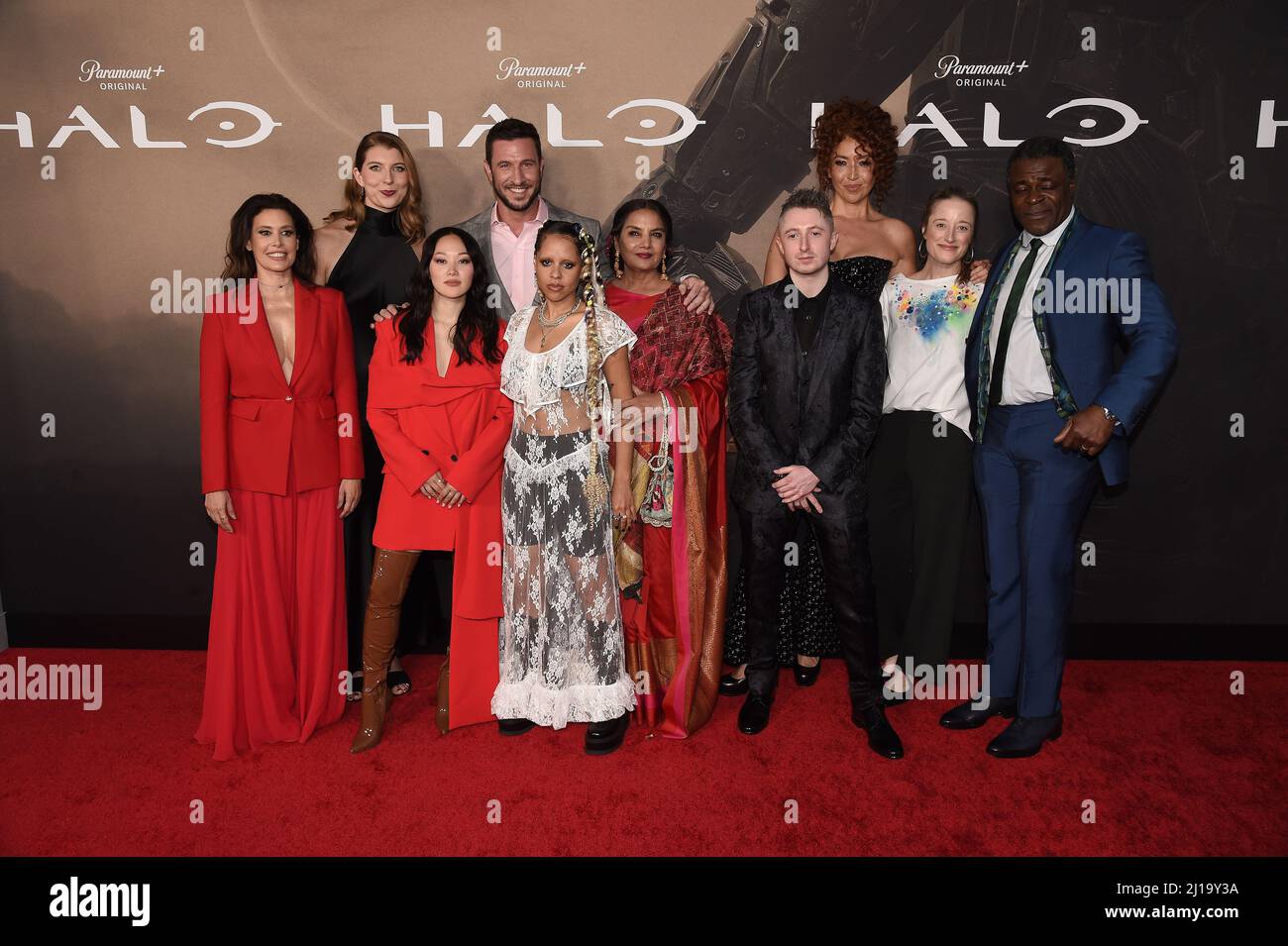 Los Angeles, USA. 23rd Mar, 2022. Olive Gray walking on the red carpet ...