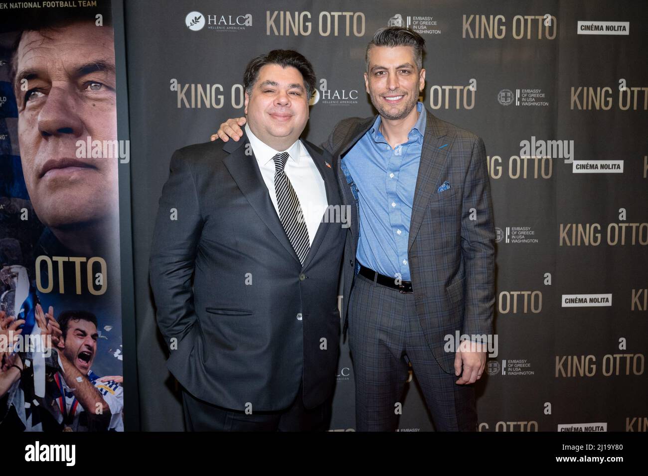 New York, USA. 23rd Mar, 2022. (L-R) George Tsunis and Taso Pardalis ...