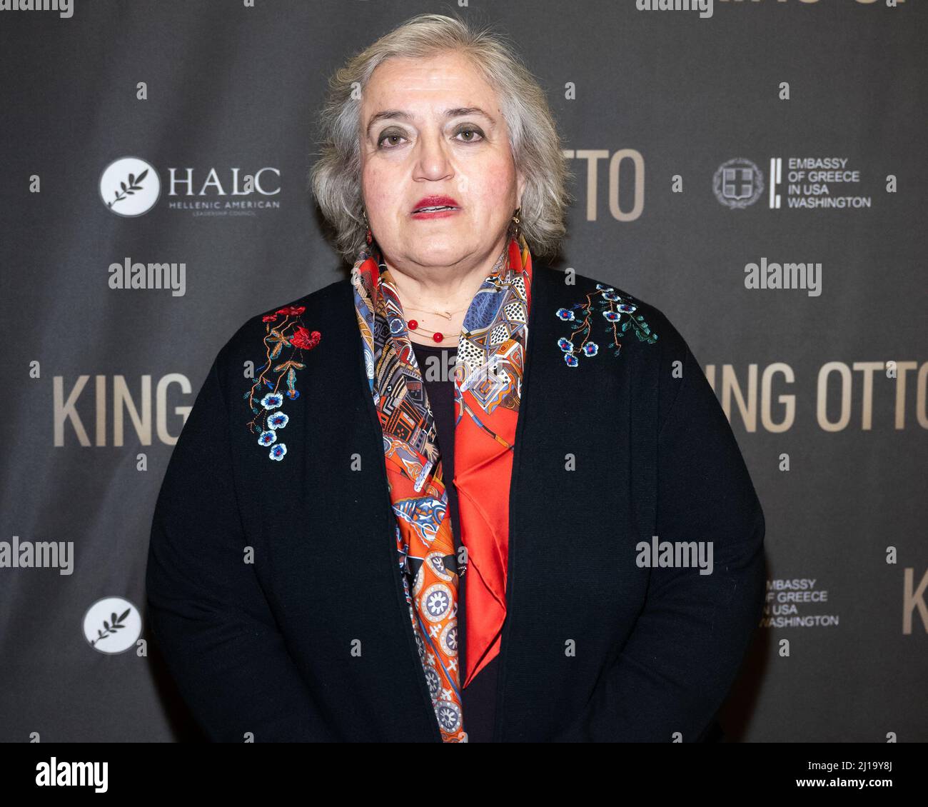 New York, USA. 23rd Mar, 2022. Alexandra Papadopoulou, Ambassador of ...