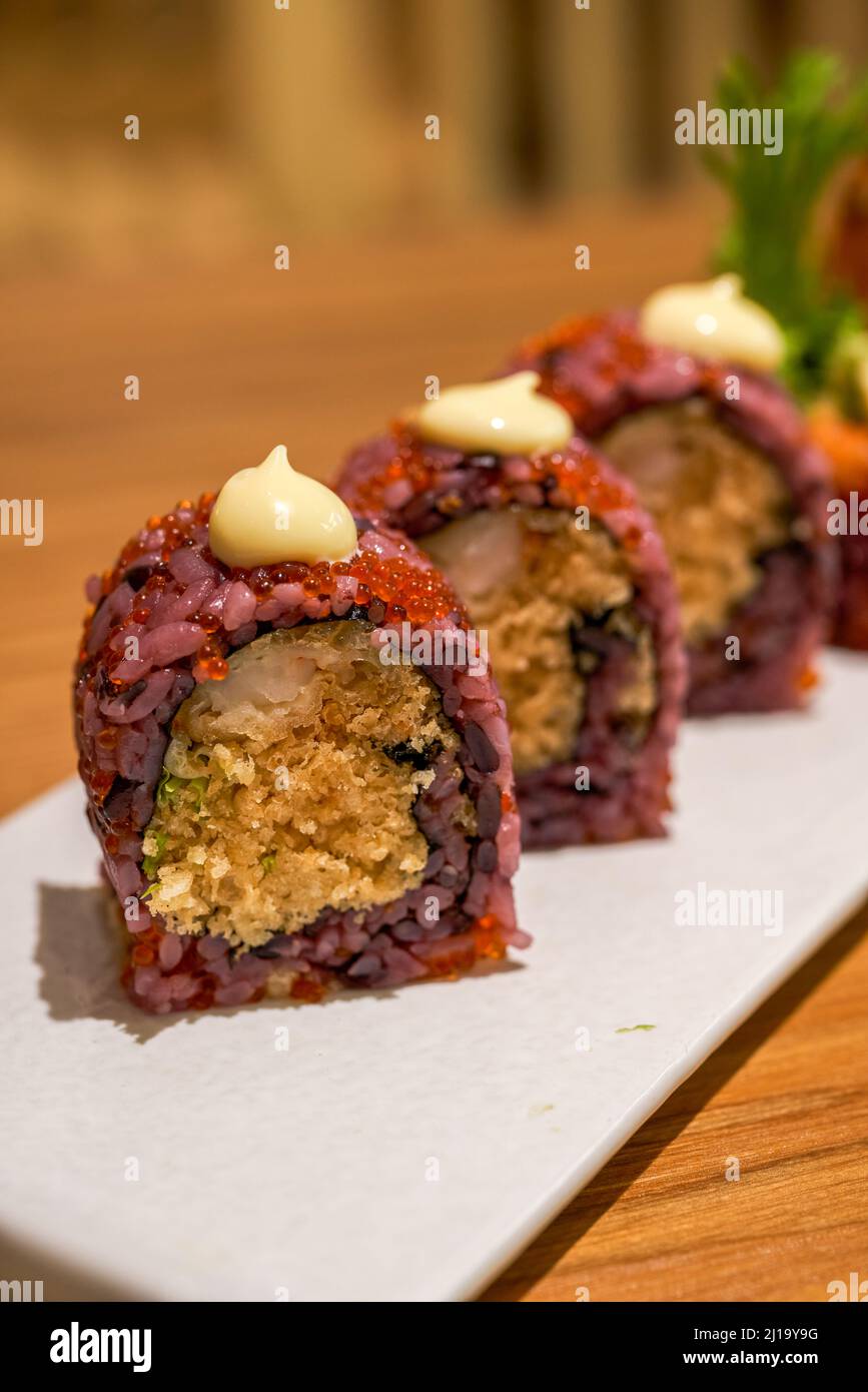 Classic sushi set variety hi-res stock photography and images - Alamy