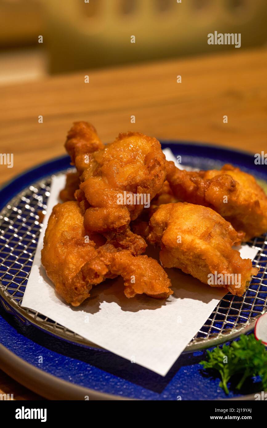 A Crispy and Delicious Japanese Food, Tang Yang Fried Chicken Nuggets ...