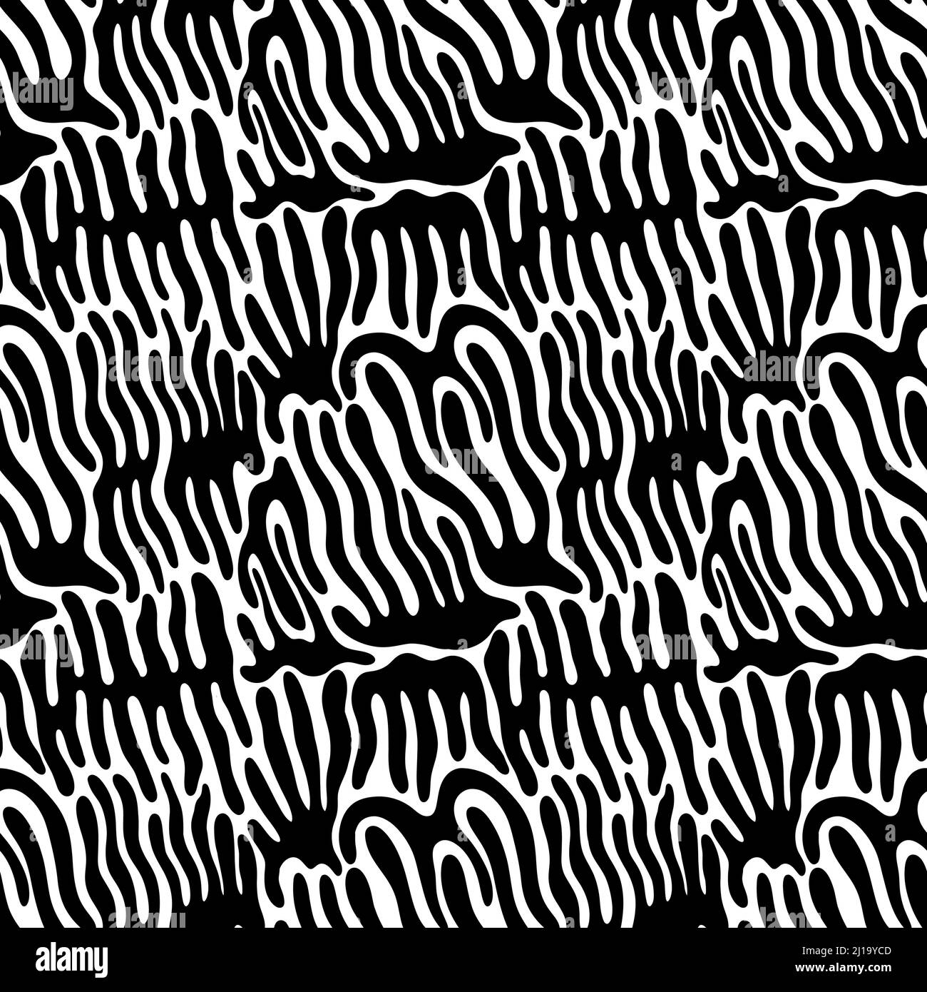 Seamless abstract pattern background. Decorative design freehand ...