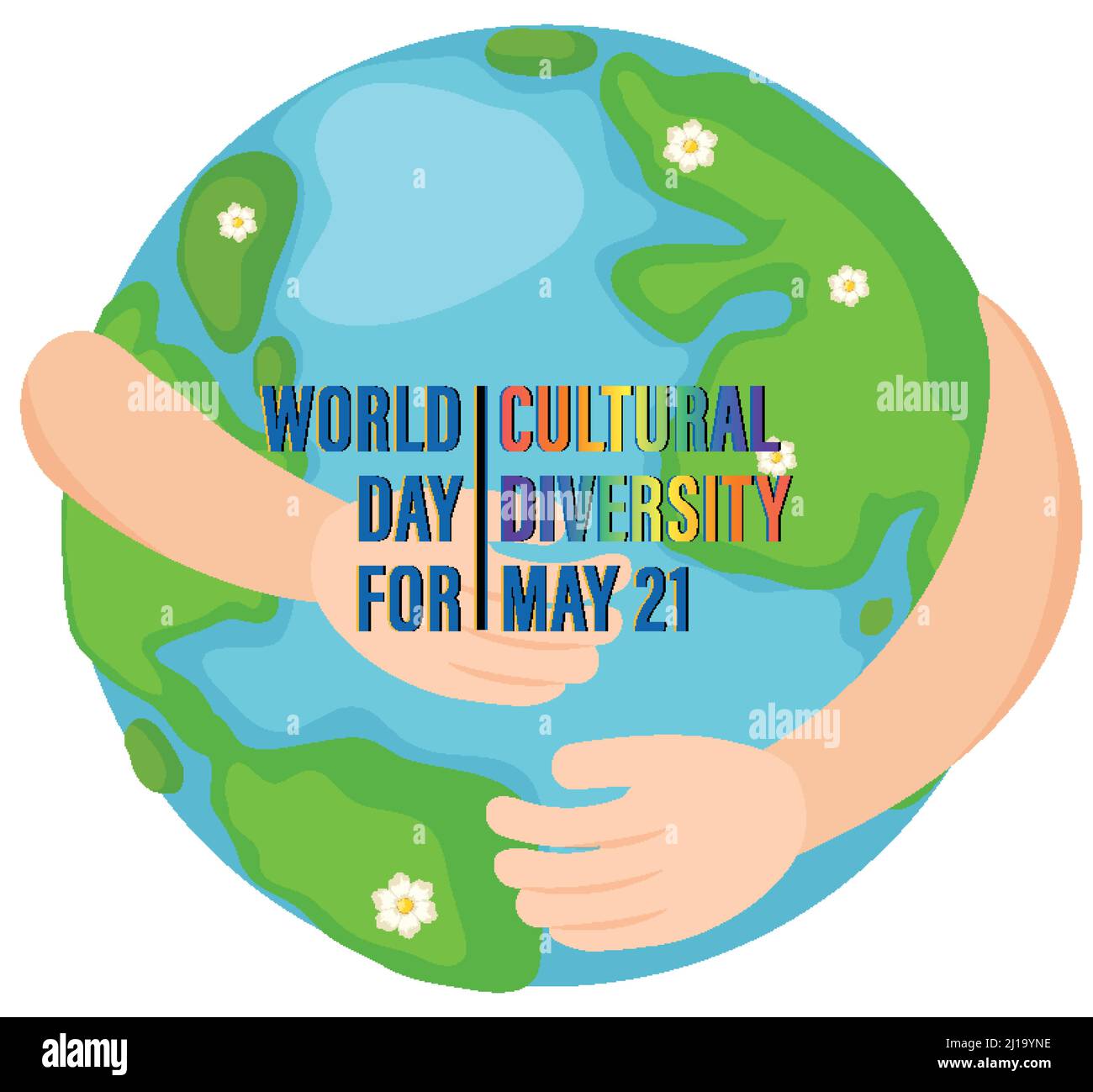Poster design for world day cultural diversity illustration Stock ...