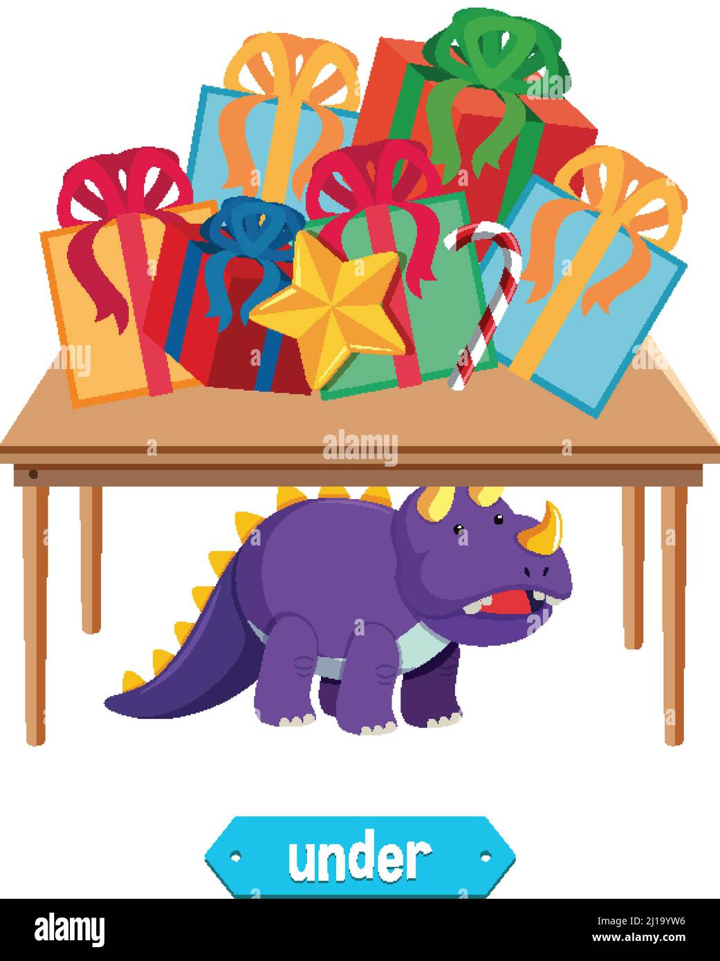 Preposition Under Clipart