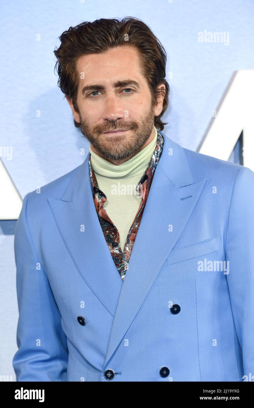 Jake Gyllenhaal at the Ambulance Special screening, on March 23rd, 2022 ...