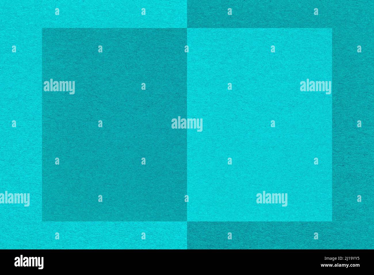 Texture of cyan and blue paper background with geometric shape and ...