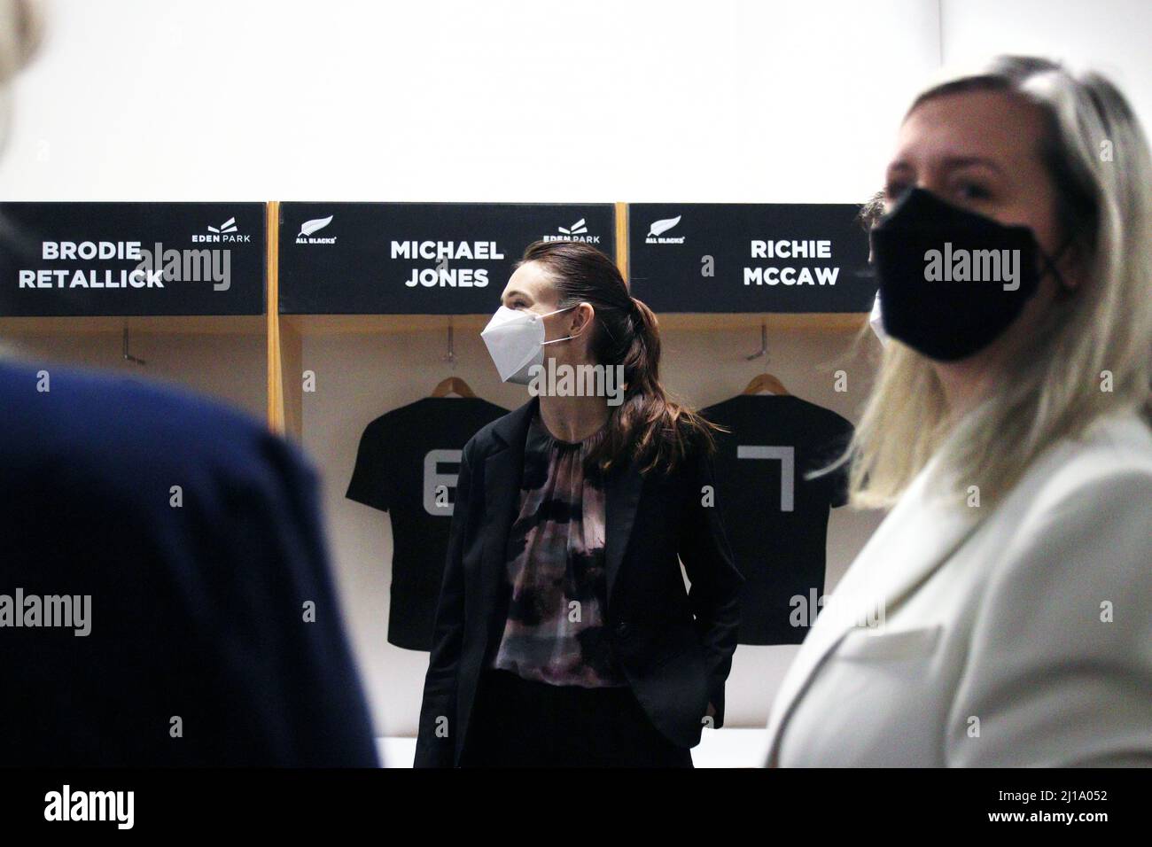 Auckland, New Zealand. 24 March 2022: New Zealand Prime Minister ...