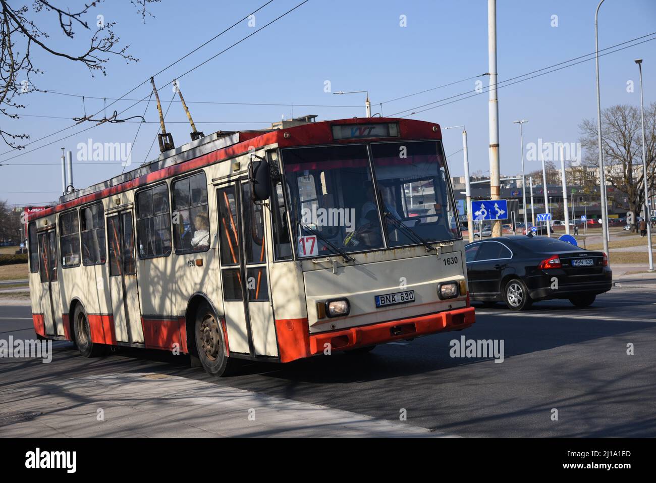 Soviet trolleybus hi-res stock photography and images - Alamy