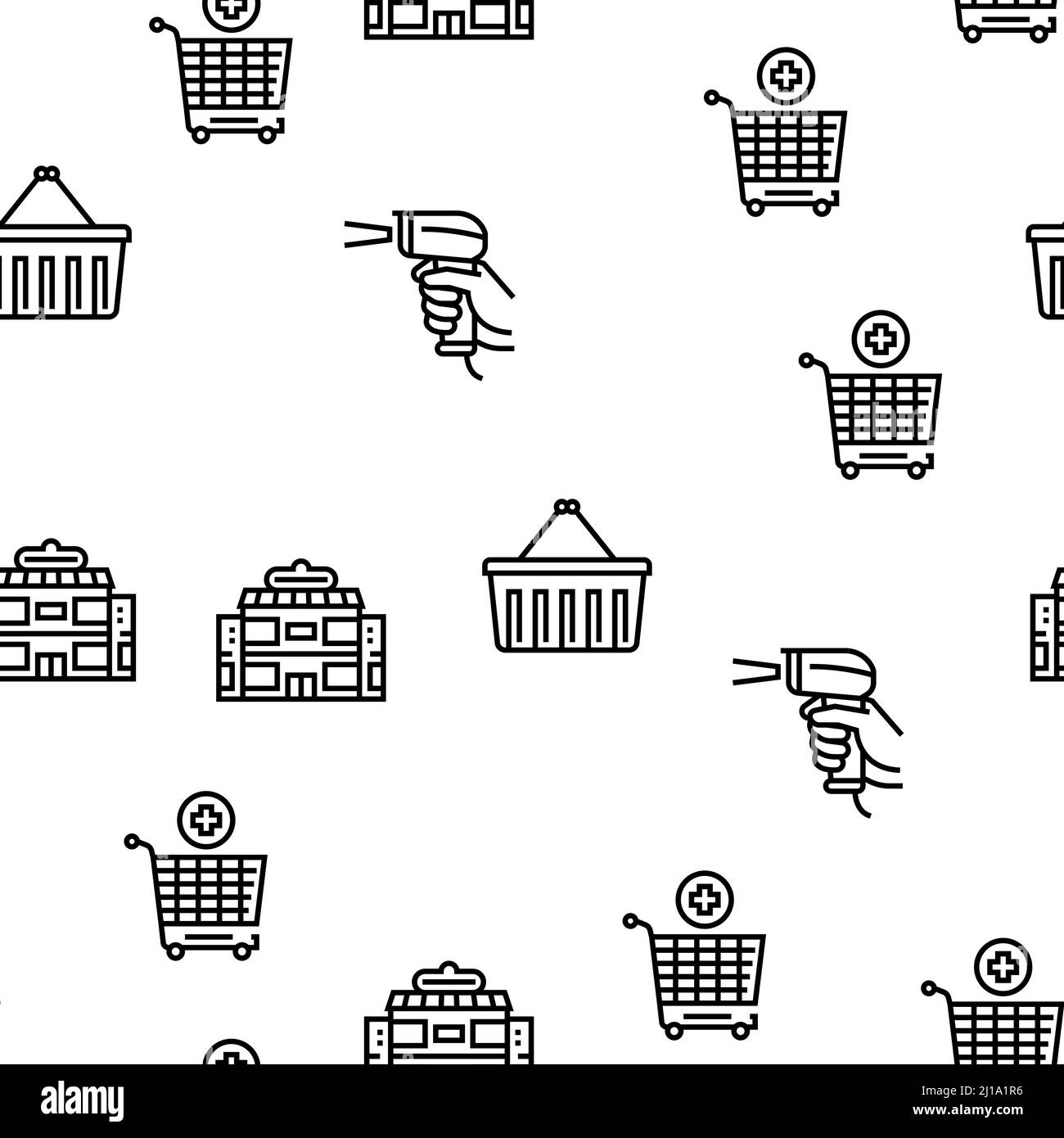 Supermarket snacks Stock Vector Images - Alamy