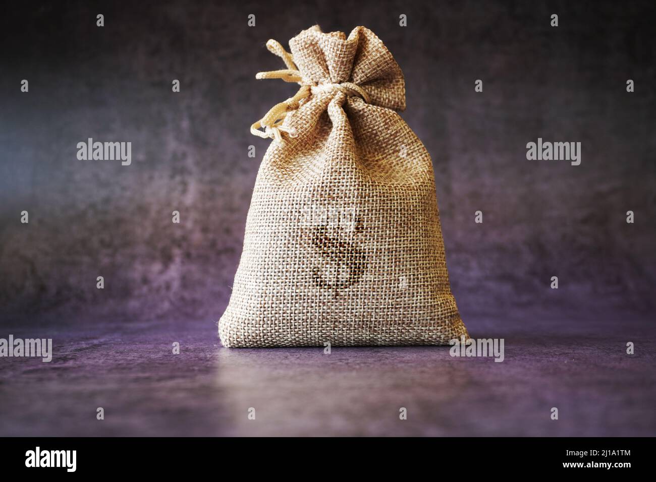 Money Bag Isolated . Stock Photo Stock Photo - Alamy
