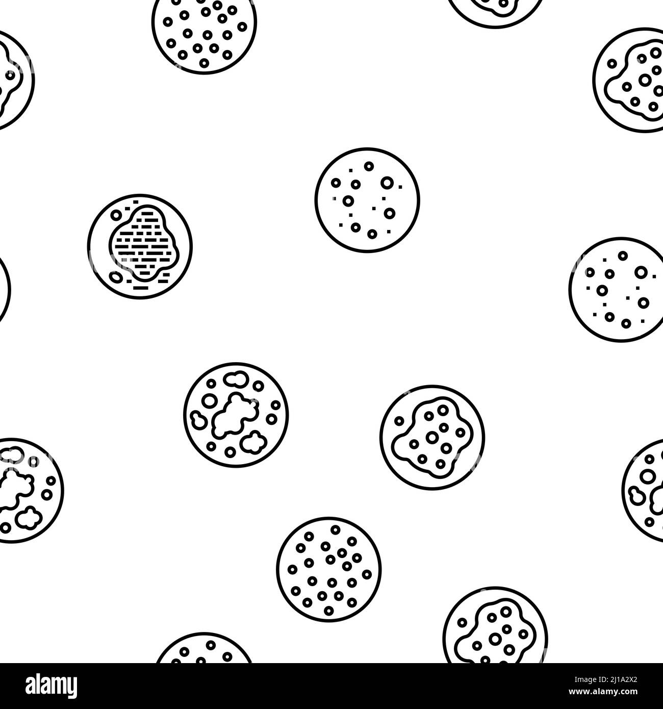 Skin Disease Symptom Vector Seamless Pattern Stock Vector Image & Art ...
