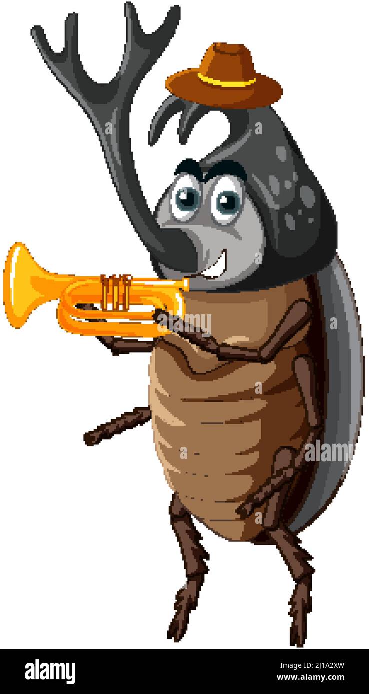Trumpet cartoon hi-res stock photography and images - Alamy