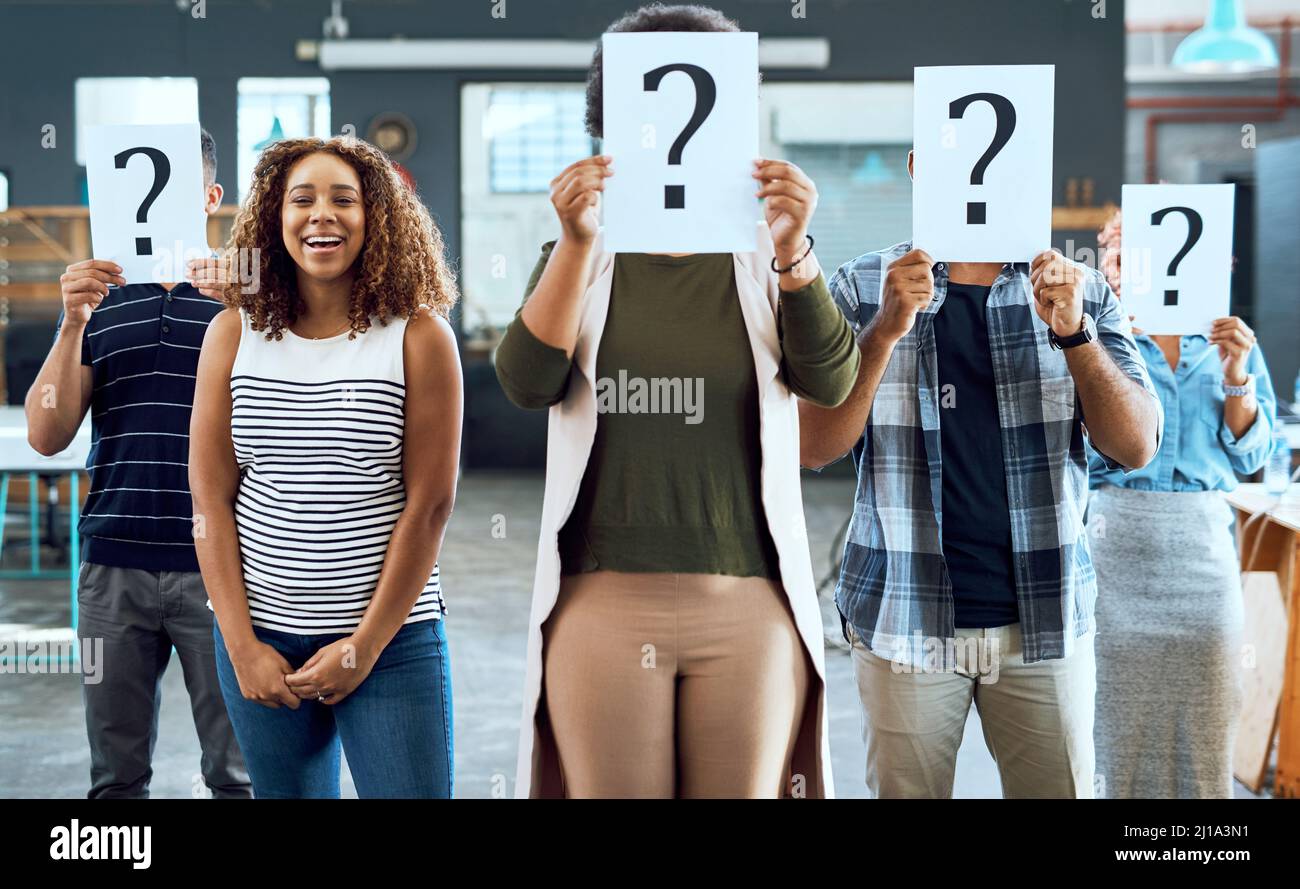 Theres no questioning my position in this company. Portrait of a young ...