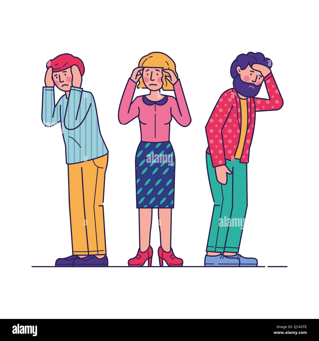 Mistake men Stock Vector Images - Alamy