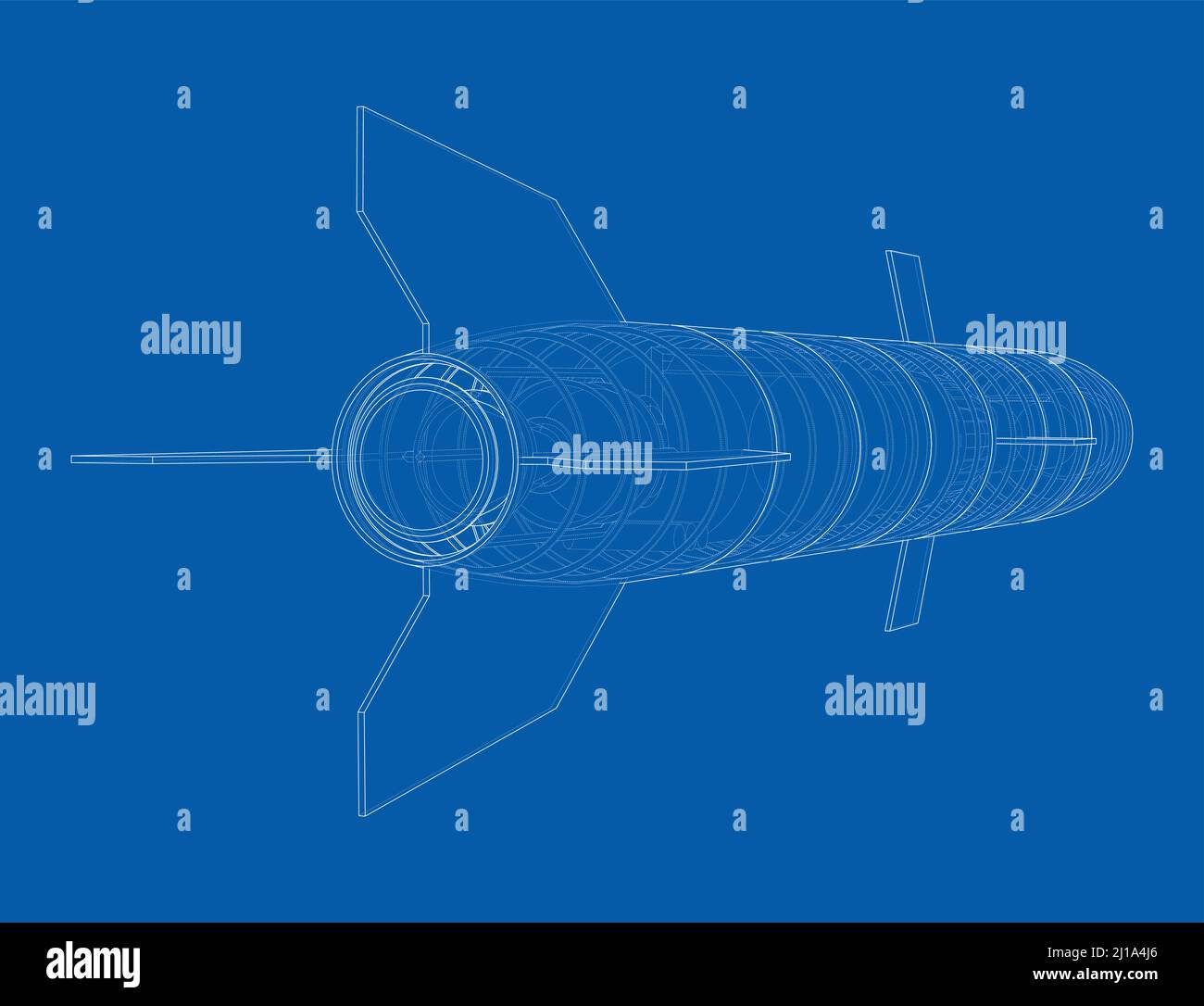 Military missile army rocket. Vector Stock Vector Image & Art - Alamy