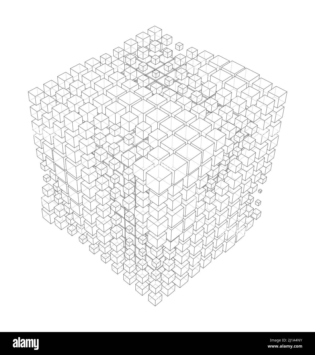 Vector abstract boxes background Stock Vector Image & Art - Alamy