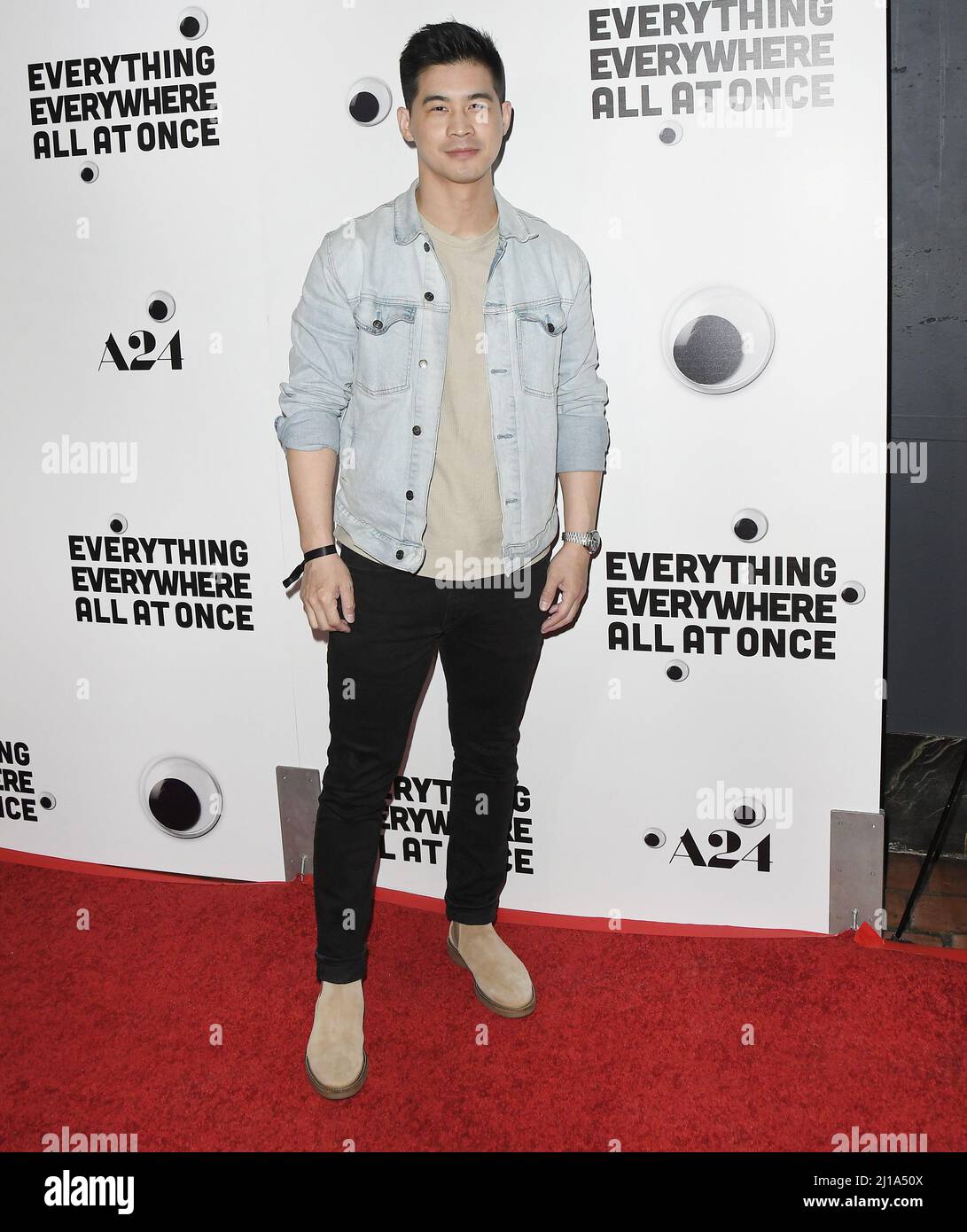 Los Angeles, USA. 23rd Mar, 2022. Eddie Liu arrives at the EVERYTHING ...