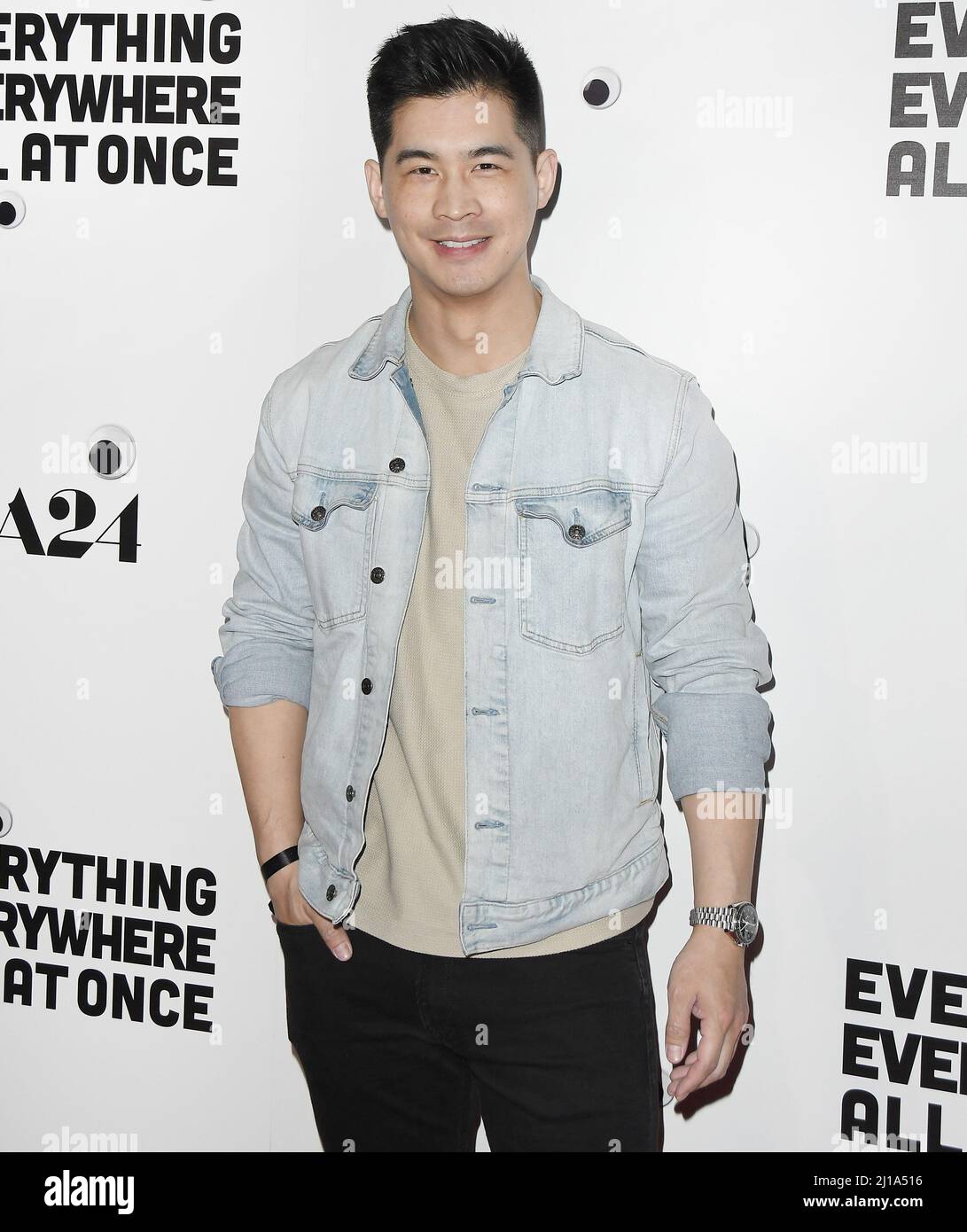 Los Angeles, USA. 23rd Mar, 2022. Eddie Liu arrives at the EVERYTHING ...