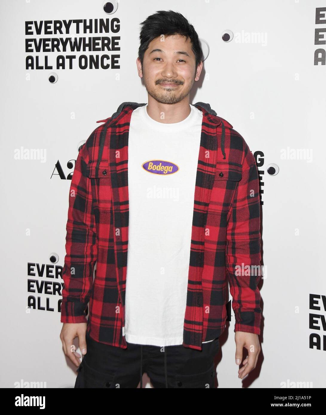 Los Angeles, USA. 23rd Mar, 2022. Jon Prasida arrives at the EVERYTHING ...