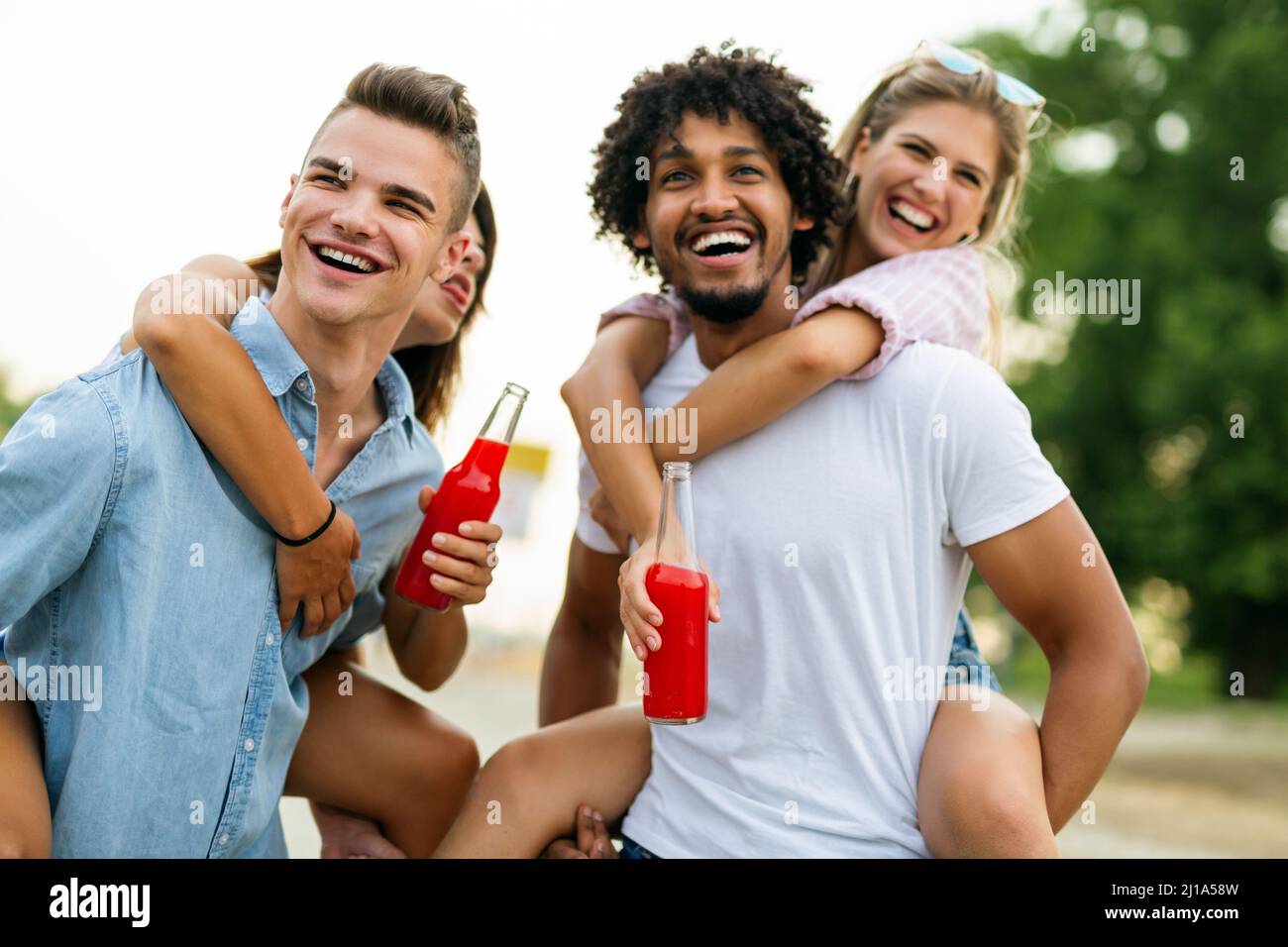 Portrait student having together hi-res stock photography and images ...