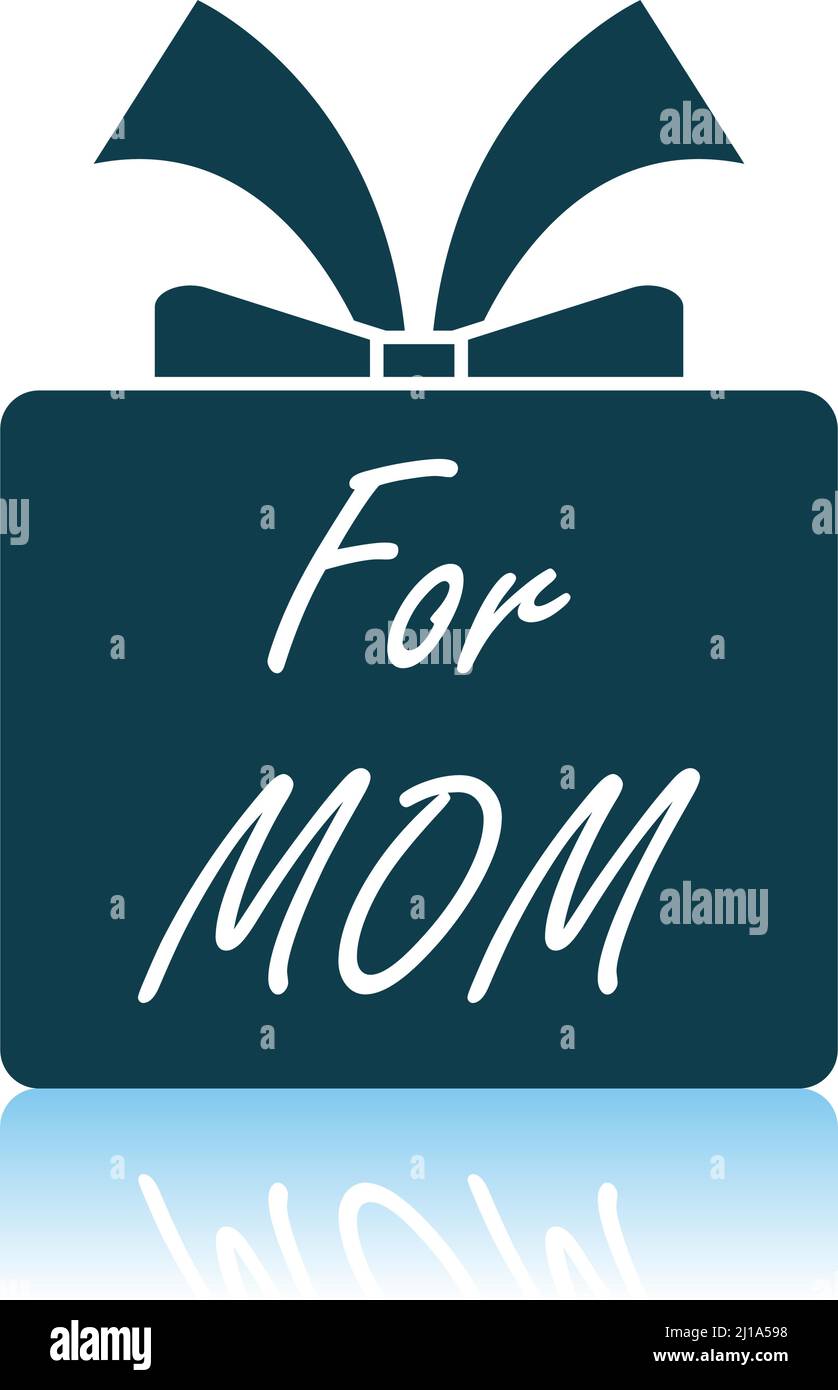 Mother's Day Icon. Shadow Reflection Design. Vector Illustration Stock ...