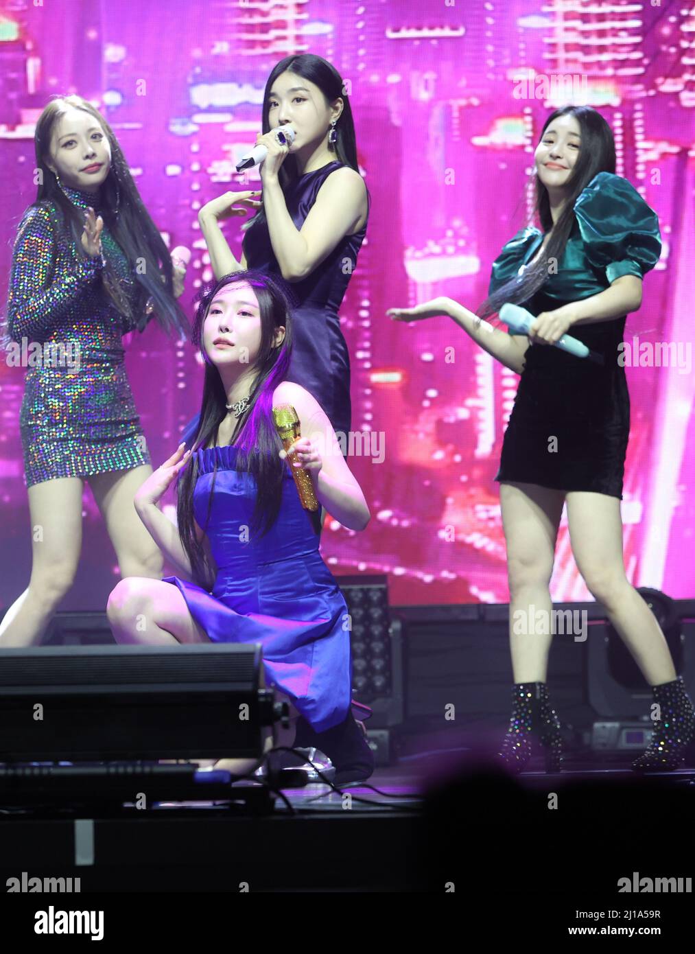 24th Mar, 2022. S. Korean girl group Brave Girls South Korean girl group Brave Girls performs ...