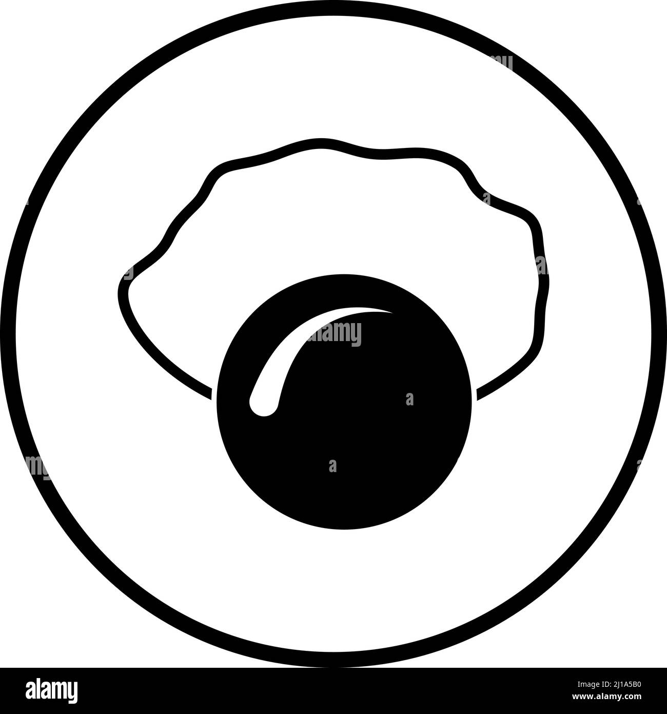 April Fool's Day Icon. Thin Circle Stencil Design. Vector Illustration ...