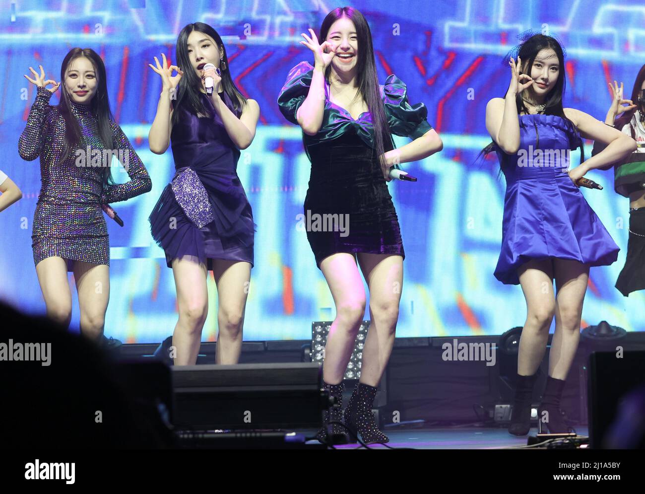 24th Mar, 2022. S. Korean girl group Brave Girls South Korean girl group Brave Girls performs ...