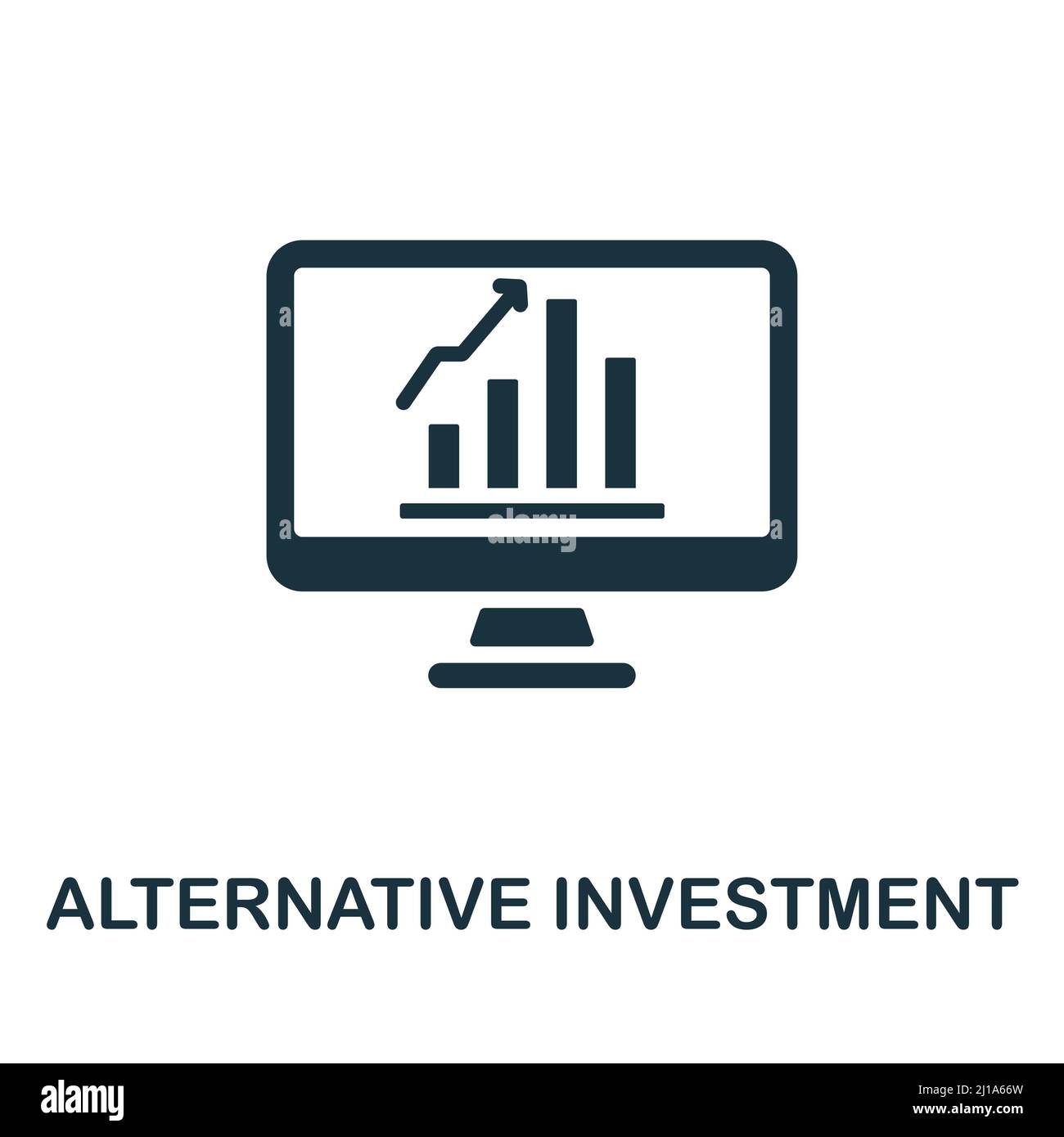 Alternative Investment flat icon. Colored element sign from auditors ...