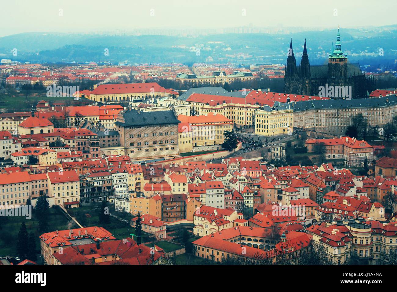 European city views from the top Stock Photo - Alamy