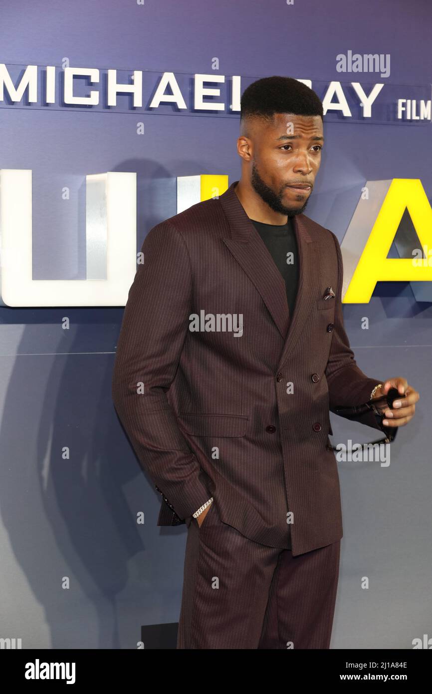 Marvin Anthony attends the UK special screening of "Ambulance" in ...