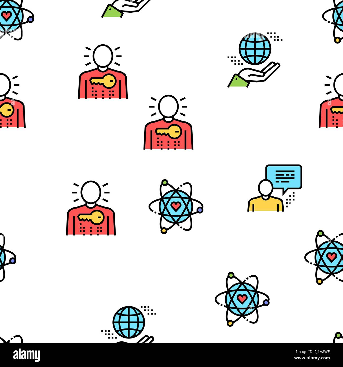 Business Ethics Moral Vector Seamless Pattern Stock Vector Image & Art ...