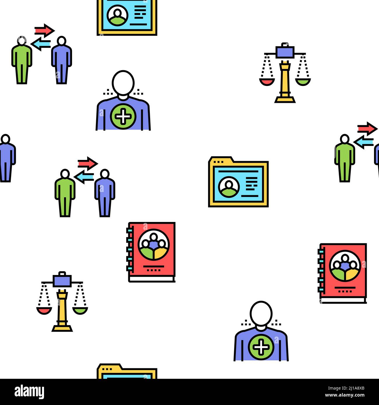 Business Ethics Moral Vector Seamless Pattern Stock Vector Image & Art ...