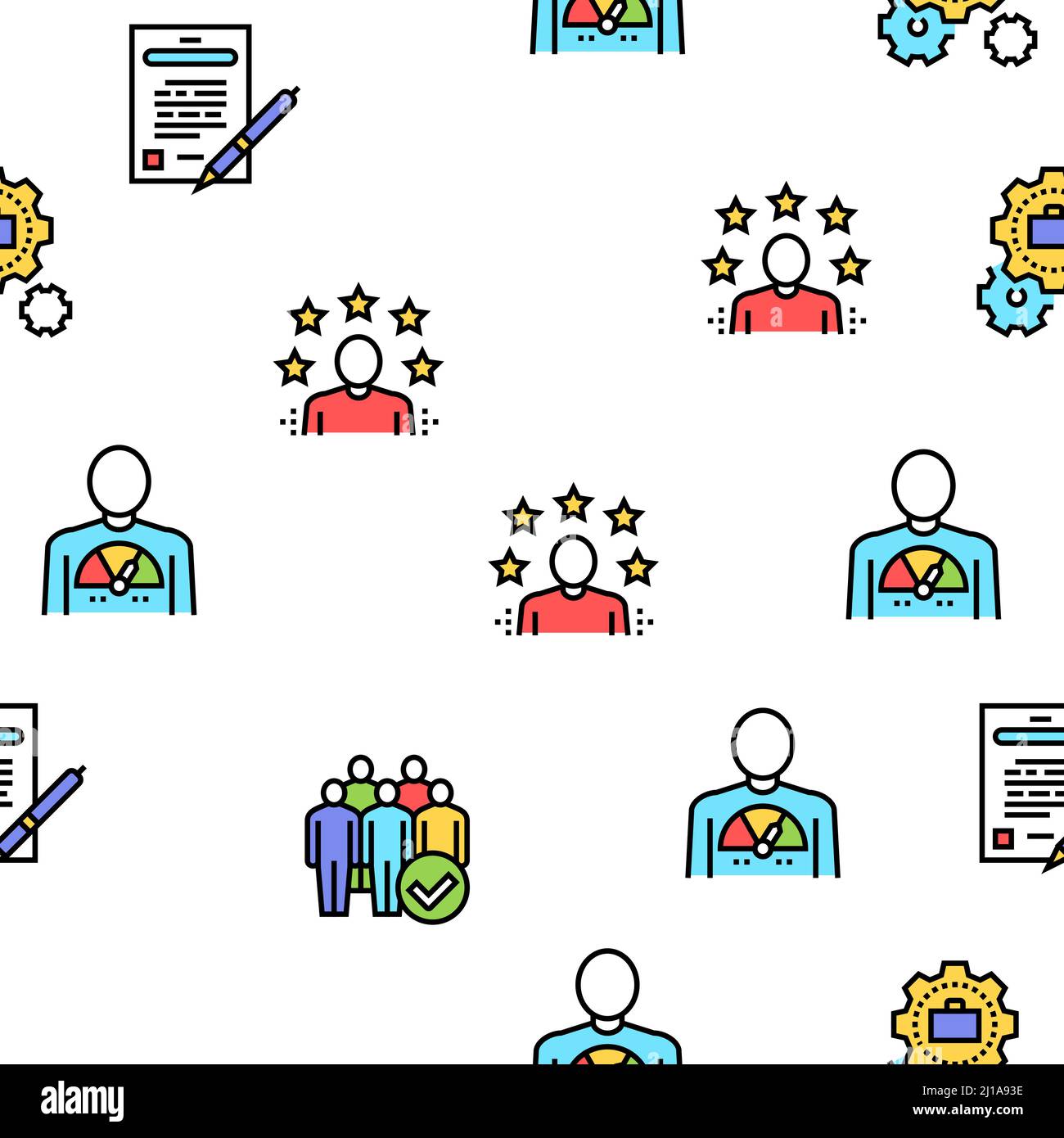 Business Ethics Moral Vector Seamless Pattern Stock Vector Image & Art ...