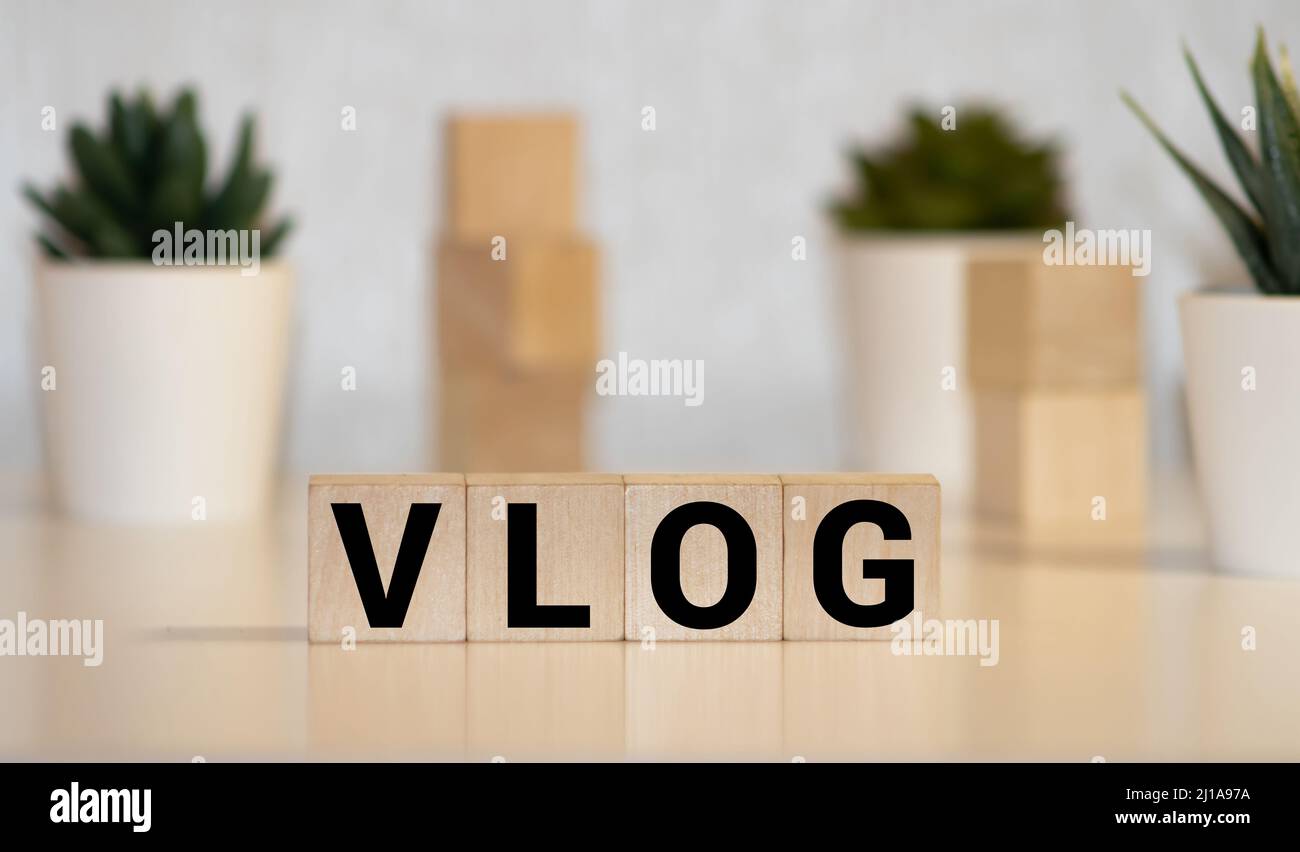 Vlog word hi-res stock photography and images - Alamy