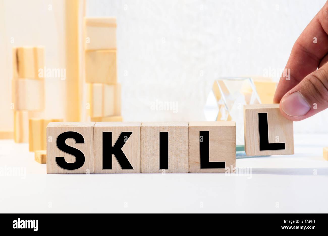 Skills word hi-res stock photography and images - Alamy
