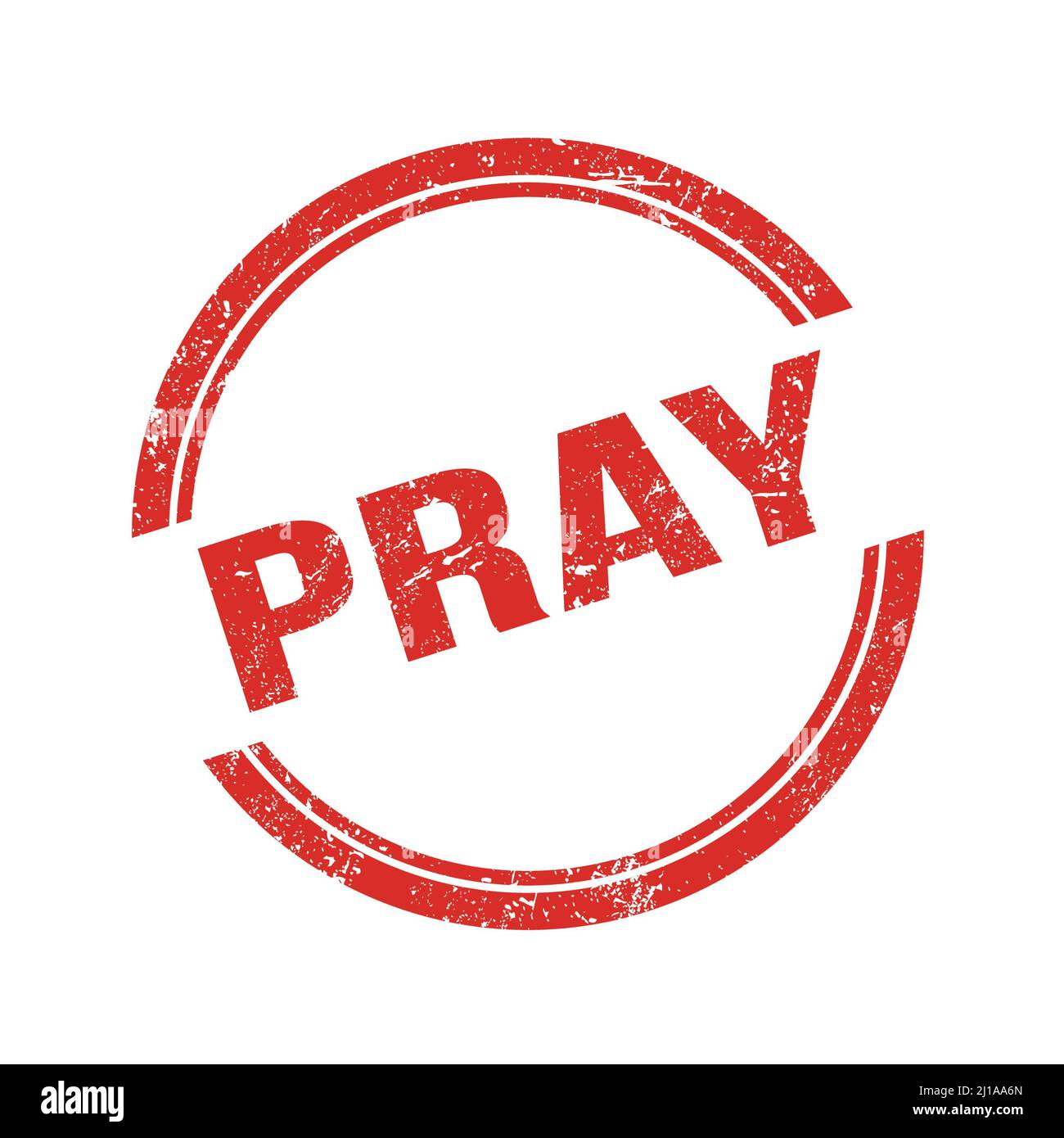 Pray stamp Cut Out Stock Images & Pictures - Alamy