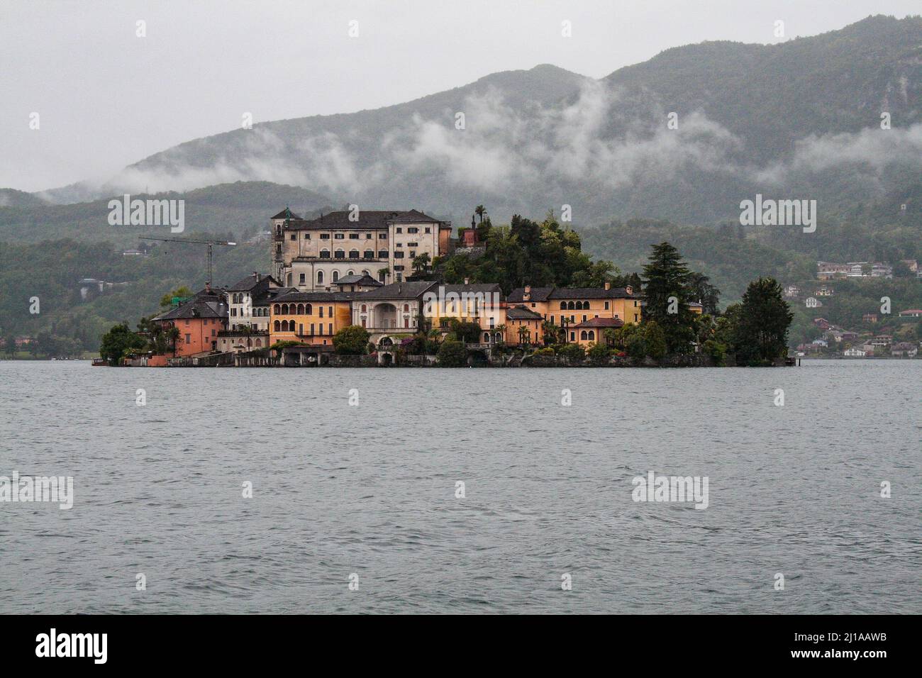 Orta San Giulio, an Italian town in the province of Novara in Piedmont ...