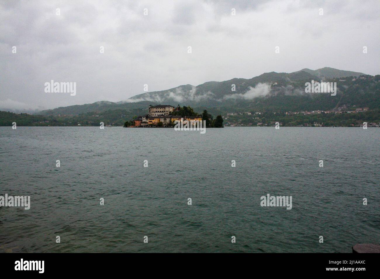 Orta San Giulio, an Italian town in the province of Novara in Piedmont ...