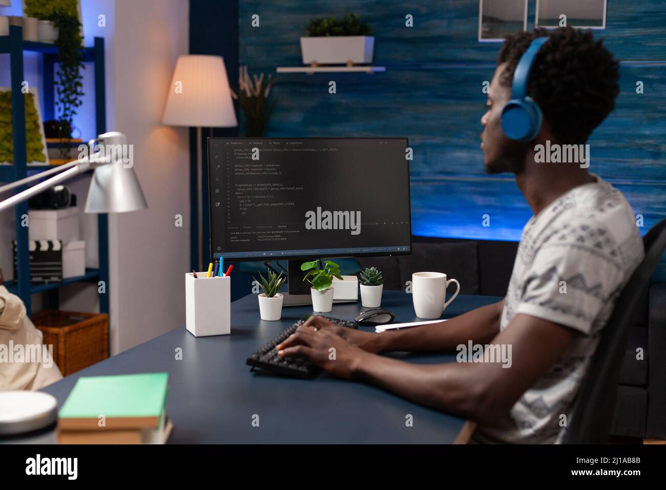 African american programmer work hi-res stock photography and images ...