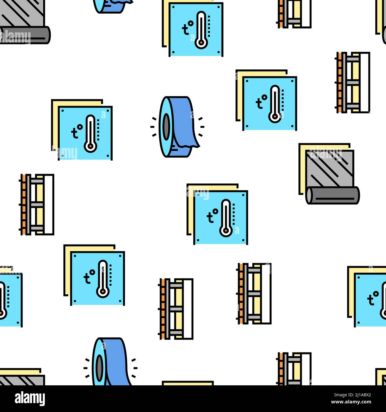 Insulation Building Vector Seamless Pattern Stock Vector Image & Art ...